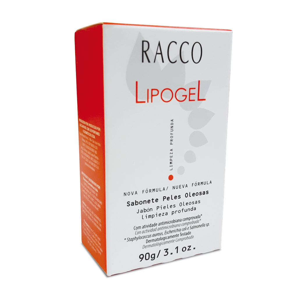 Jabón en Barra Facial Pieles Oleosas y Acneicas Lipogel, 90g (1475) | Racco